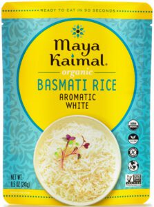 Aromatic White Organic Basmati Rice - Maya Kaimal