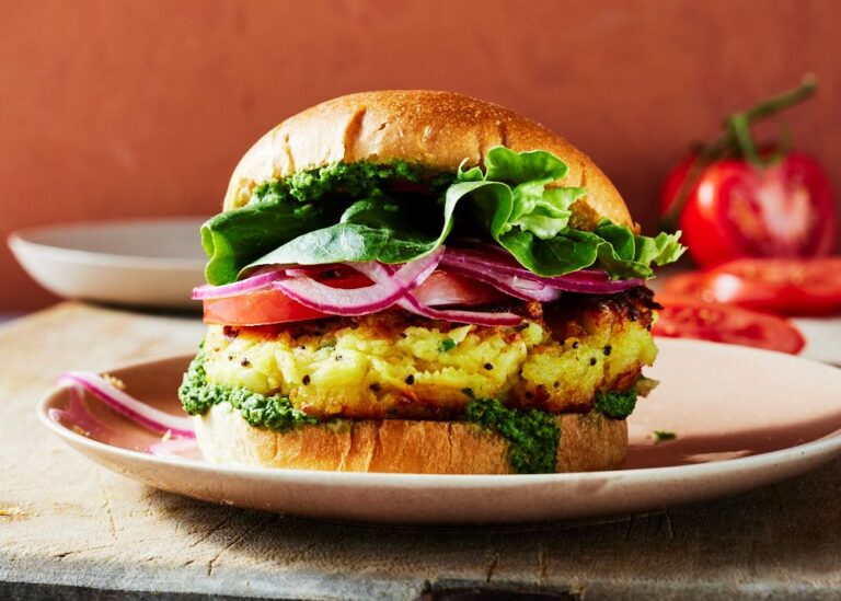 Potato Bonda Burger - Maya Kaimal